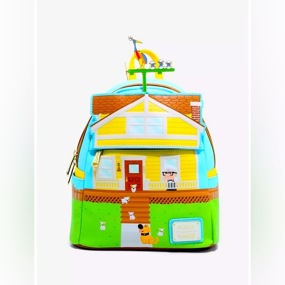 Loungefly | Bags | Loungefly Disney Pixar Up House Charactersmini ...